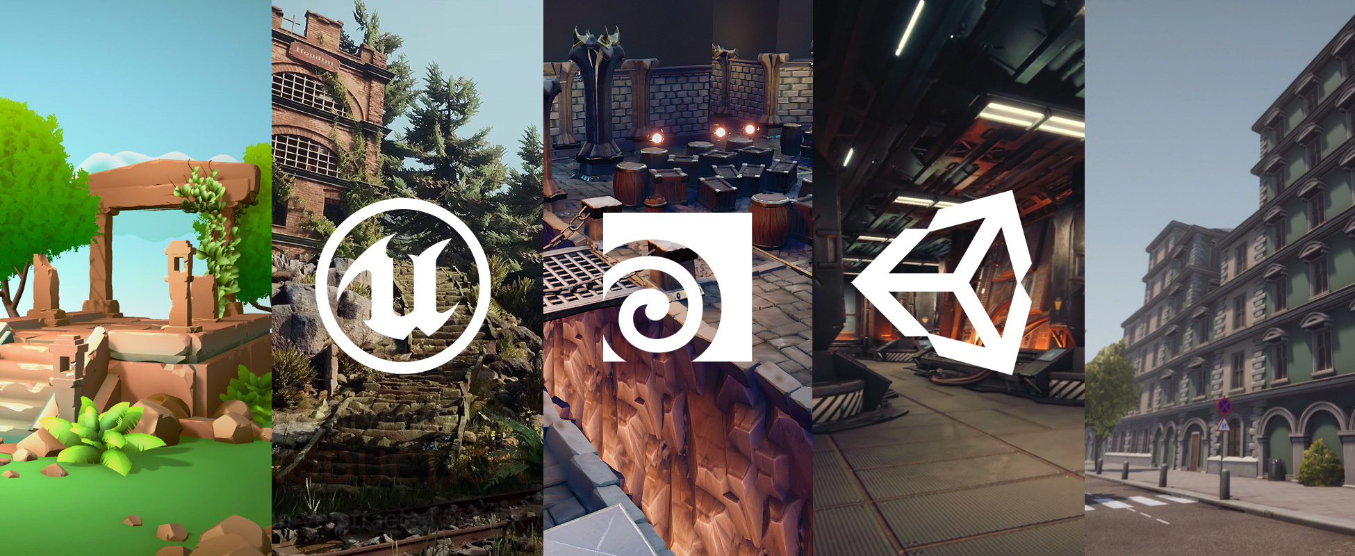 [UPDATE]HoudiniのUnity / UE4 エディター組み込み用エンジン(Houdini Engine)が無償化 – IndieGamesJp.dev