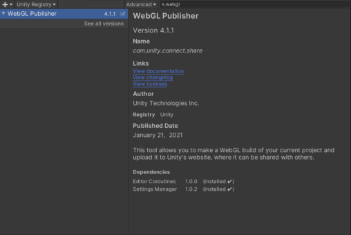 Unity公式のWebGLゲーム公開サイト「Unity Play」。ビルドをエディタから直接アップロード可能 – IndieGamesJp.dev