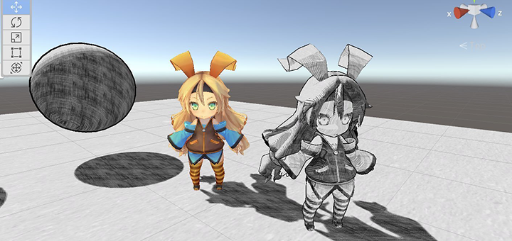 Unityで使えるデッサン風のシェーダーが公開 – IndieGamesJp.dev
