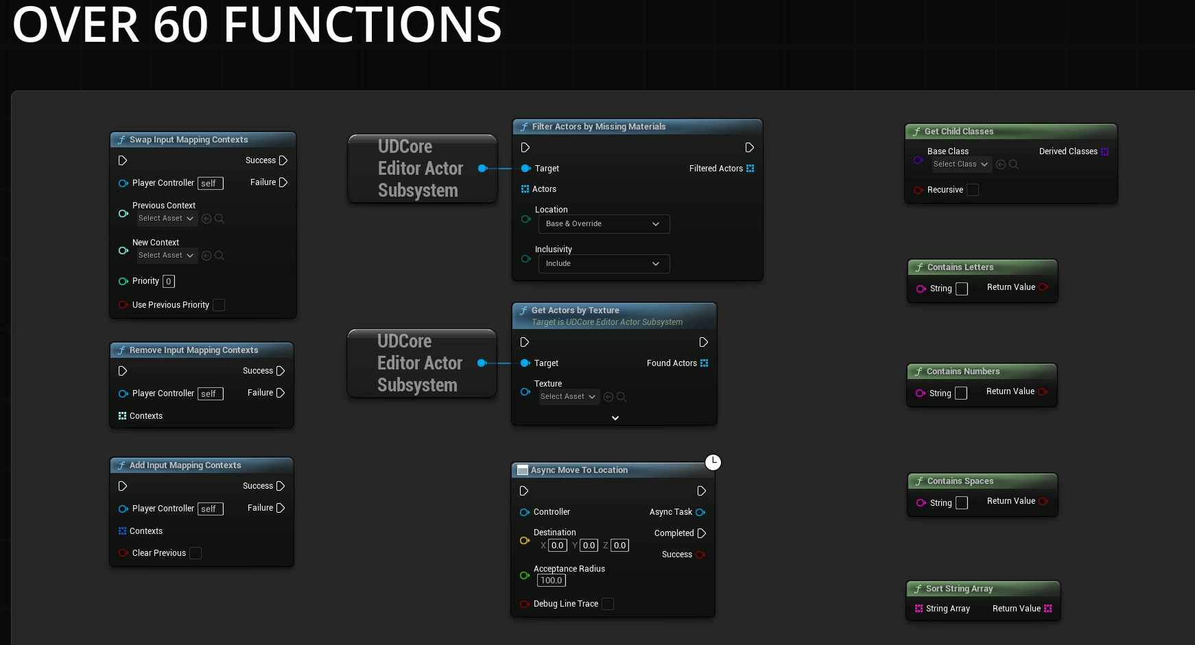 痒いところに手が届くUE5の拡張プラグイン「UDCore」が公開。便利ノードやデバッグ機能を追加 – IndieGamesJp.dev